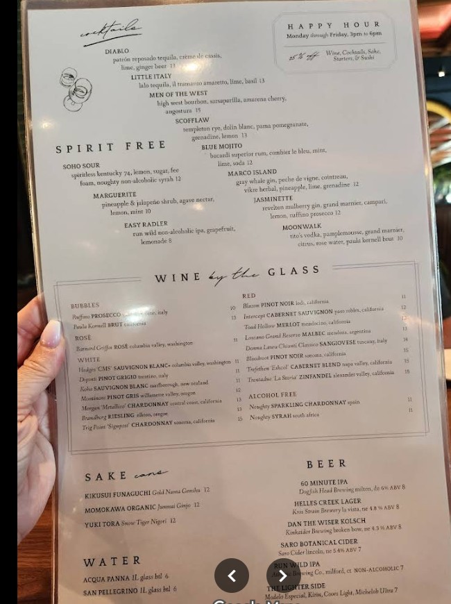 Memoir Restaurant Menu | Fine Dining in Omaha, NE